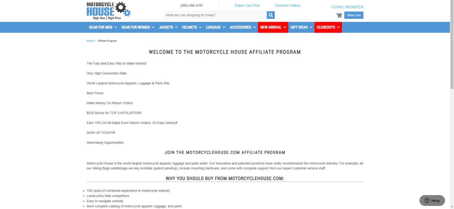 10 Motorcycle Affiliate Programs To Easy Ride In 2025